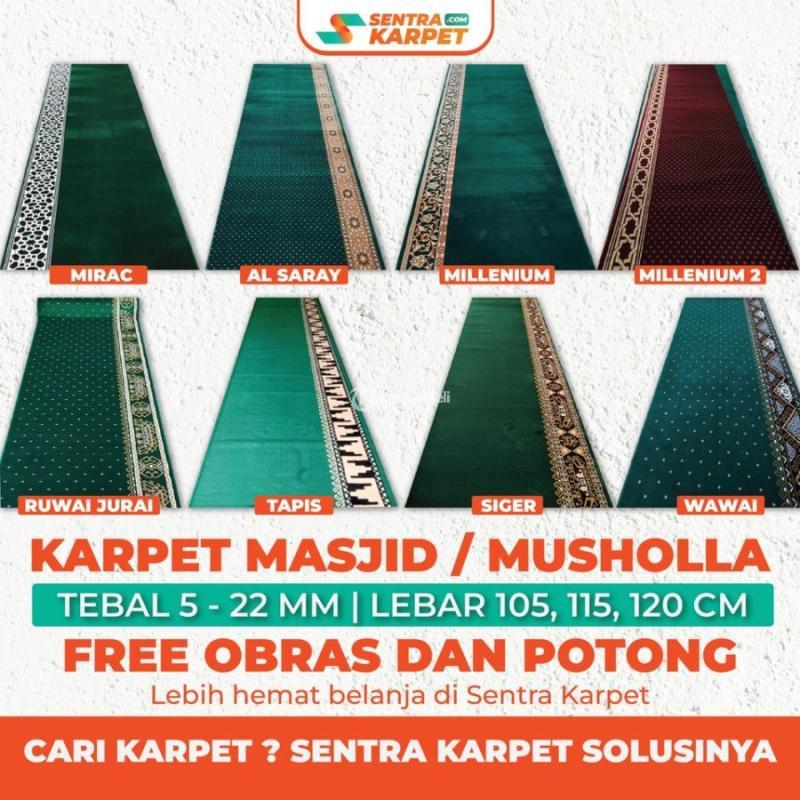 Karpet Masjid Lokal dan Turki Warna Hijau dan Merah di Bandar Lampung ...