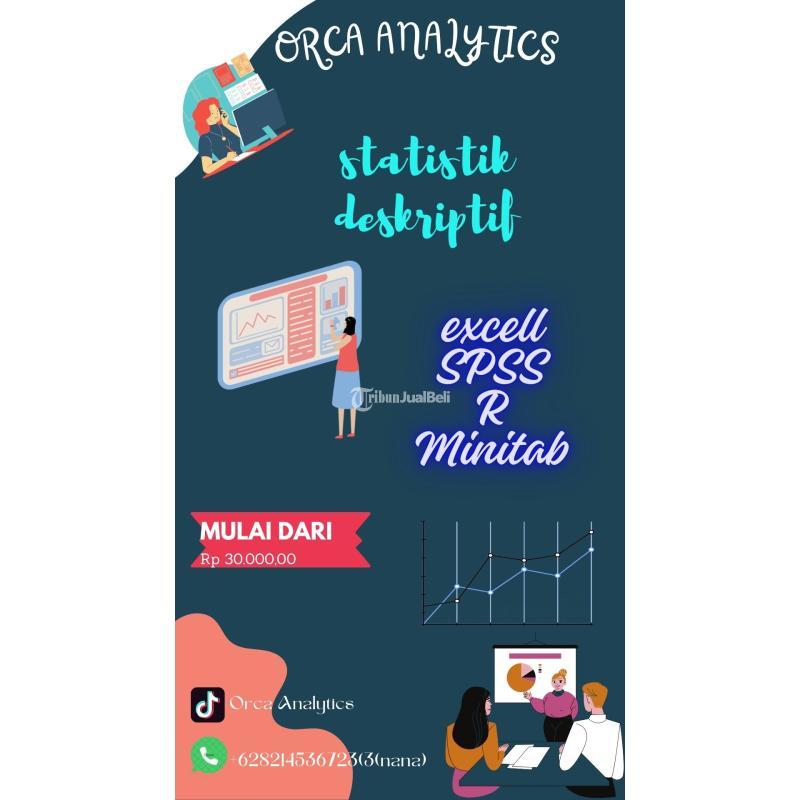 Jasa Olah Data Statistika Orca Analytics di Yogyakarta - Tribun JualBeli