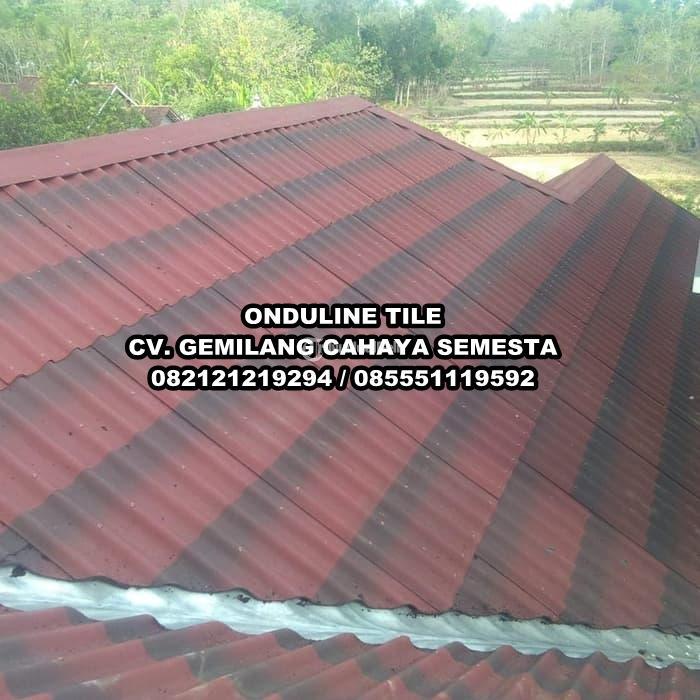 Onduline Tile di Red 3D Atap Bitumen Genteng Aspal - Tribun JualBeli