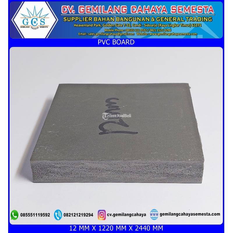 PVC Foam Board 12 mm x 1220 mm x 2440 mm Panel Dinding Plafon PVC di ...
