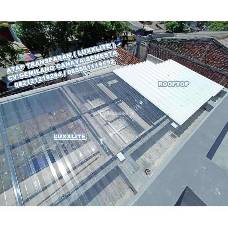 Rooftop Transparan 6 Meter Luxxlite Atap Polycarbonate Corrugated di ...