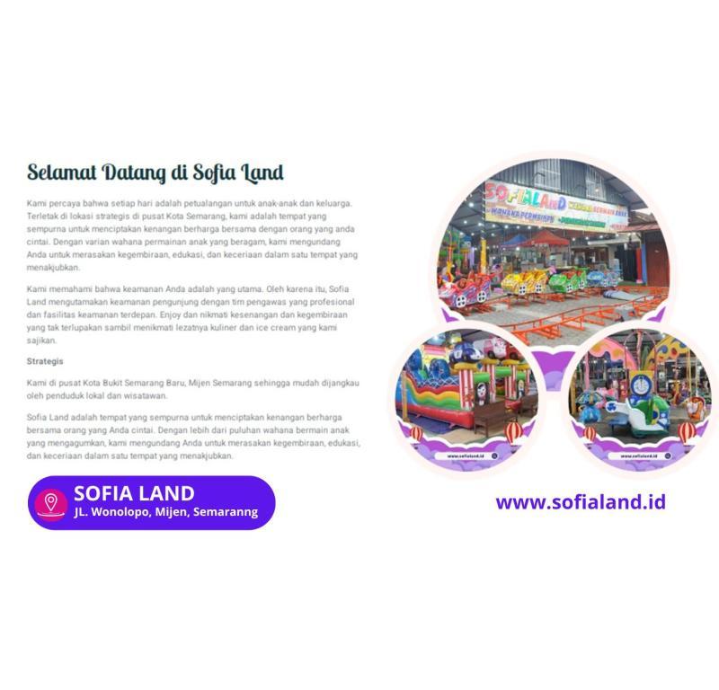 Wisata Semarang Untuk Anak Paud Sofia Land di Semarang - Tribun JualBeli