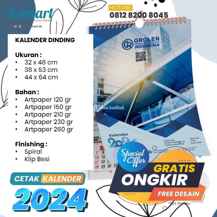 Jasa cetak Kalender Dinding 2024 di Sidoarjo - Tribun JualBeli