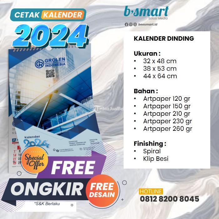Jasa cetak Kalender Dinding 2024 di Sidoarjo - Tribun JualBeli