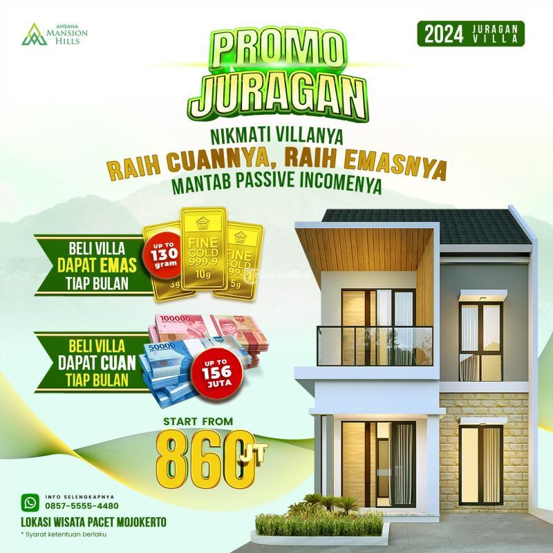 Jual Villa Pacet Dekat Pemandian Air Panas Padusan dan Rustic Market ...