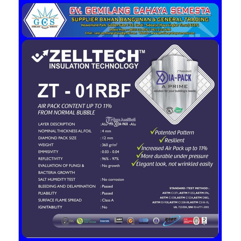 Aluminium Foil Zelltech ZTdi01RBF di Sidoarjo - Tribun JualBeli