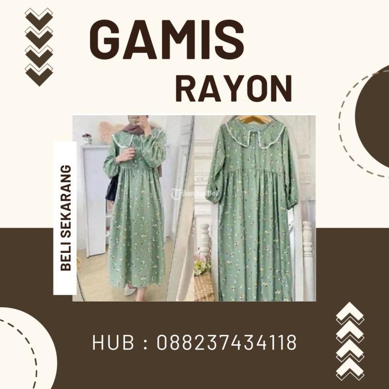 Distributor Gamis Bahan Rayon Beragam Warna di Semarang - Tribun JualBeli