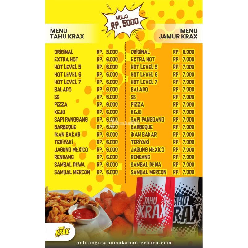 Paket Usaha Tahu Krax yang Viral dan kekinian di Demak - Tribun JualBeli