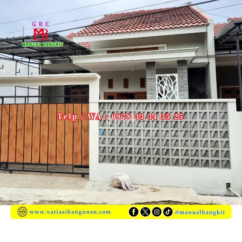 Roster Miring Beton 2 Sisi Pagar Rumah di Sleman - Tribun JualBeli