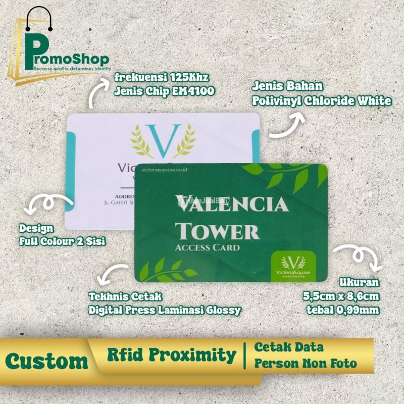 Cetak Kartu Rfid Proximity Acces Card Kartu Akses Kualitas Premium di ...