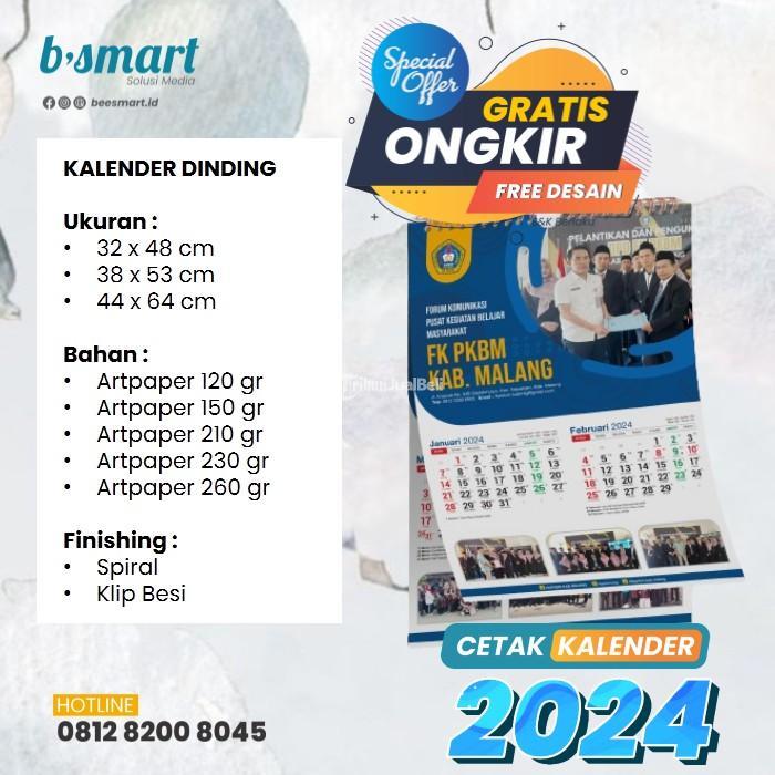 Jasa Cetak Kalender Dinding 2024 di Sidoarjo - Tribun JualBeli