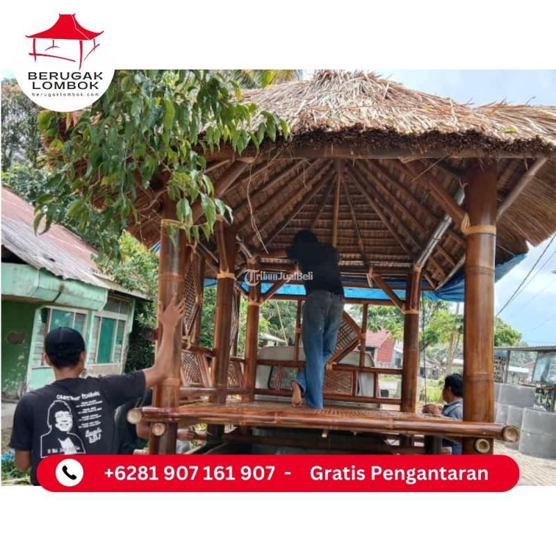 Berugak Bambu Harga Terjangkau di Mataram - Tribun JualBeli