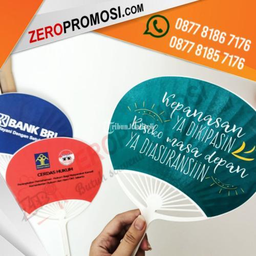 Souvenir Kipas Plastik Sticker Custom Model Kerang di Tangerang ...