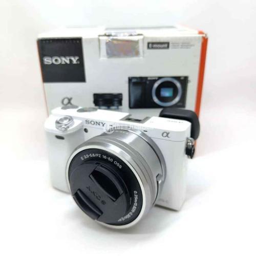 Kamera Sony A6000 Lensa Kit 16di50mm Fullset Box Second No Vignet di ...