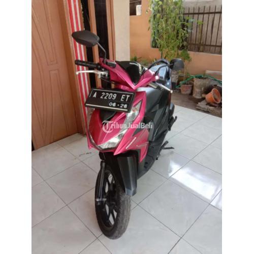 Motor Honda Beat Fi Tahun 2021 Warna Pink Bekas Body Mulus di Serang ...