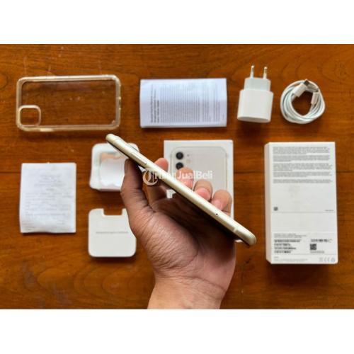 HP iPhone 11 64 GB Bekas Fullset Warna Putih Siap Pakai Bergaransi di ...