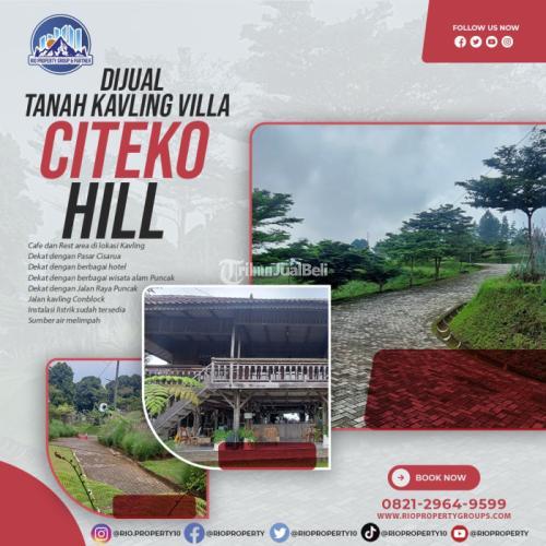 Dijual Tanah dan Bangunan di Citeko Hills Cisarua Bogor Murah di Bogor ...