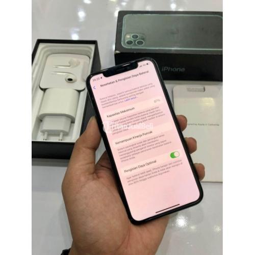 HP iPhone 11 Pro 64GB Fullset Lengkap Midnight Green di Semarang ...