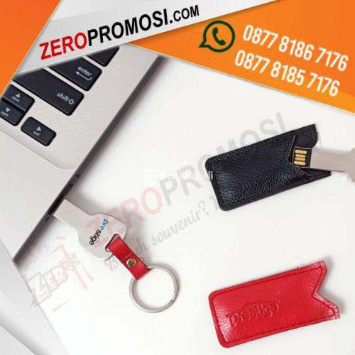 Souvenir USB Metal Key + Pouch Kulit Kode FDLT26 Custom di Tangerang ...