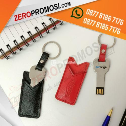 Souvenir USB Metal Key + Pouch Kulit Kode FDLT26 Custom di Tangerang ...