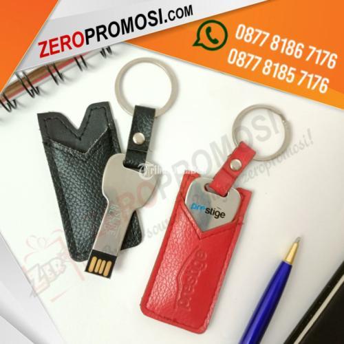Souvenir USB Metal Key + Pouch Kulit Kode FDLT26 Custom di Tangerang ...