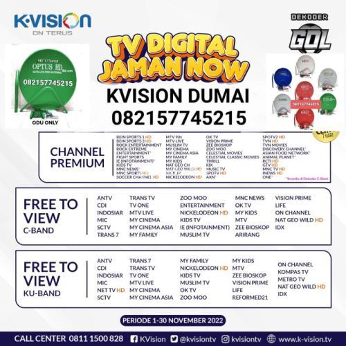 Parabola Kvision,Transvision,Mnc Vision dan Nex Parabola - Tribun JualBeli