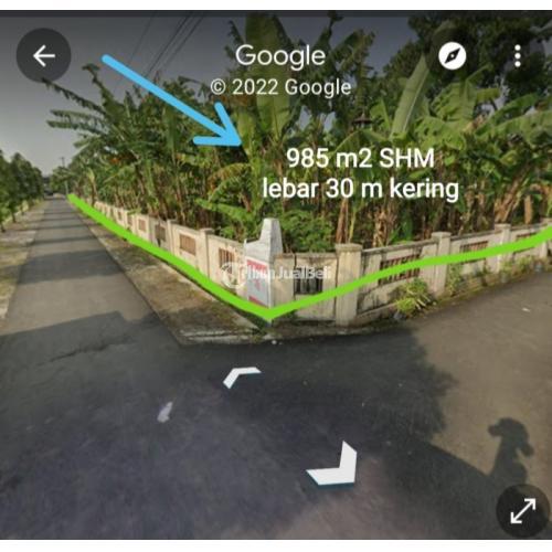 Dijual Tanah pekarangan di Gadingan SHM di Sukoharjo - Tribun JualBeli