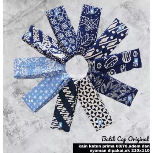 Kerajinan Batik Cap Original Bahan Kain Katun Prima 60/70 Adem, Nyaman di Pekalongan - Tribun ...