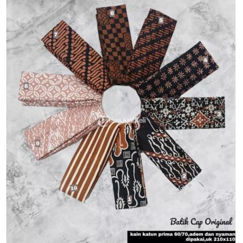 Kerajinan Batik Cap Original Bahan Kain Katun Prima 60/70 Adem, Nyaman di Pekalongan - Tribun ...