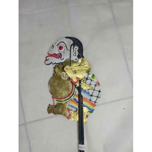 Kerajinan Wayang Kulit 1 Set Punokawan Warna Hitam dan Emas Bahan Kulit ... Kerajinan Wayang Kulit 1 Set Punokawan Warna Hitam dan Emas Bahan Kulit ...