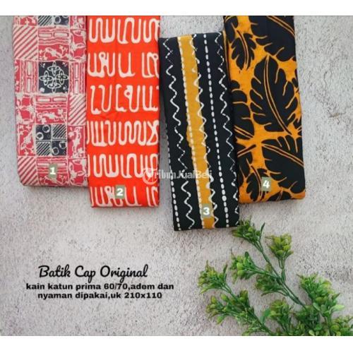 Kerajinan Kain Batik Cap Original Katun Prima 60/70 Ukuran 210 x 110 di Pekalongan - Tribun JualBeli