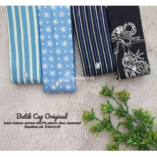 Kerajinan Kain Batik Cap Original Katun Prima 60/70 Ukuran 210 x 110 di ...
