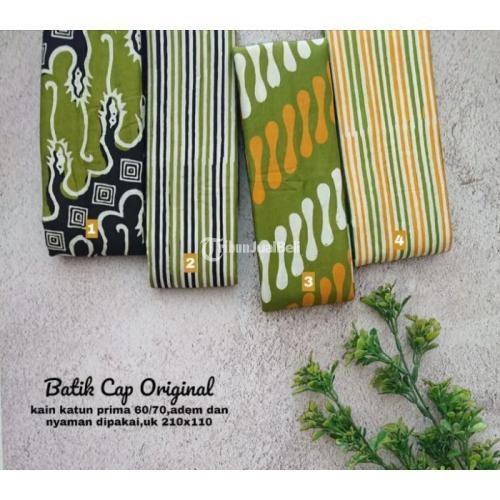 Kerajinan Kain Batik Cap Original Katun Prima 60/70 Ukuran 210 x 110 di Pekalongan - Tribun JualBeli