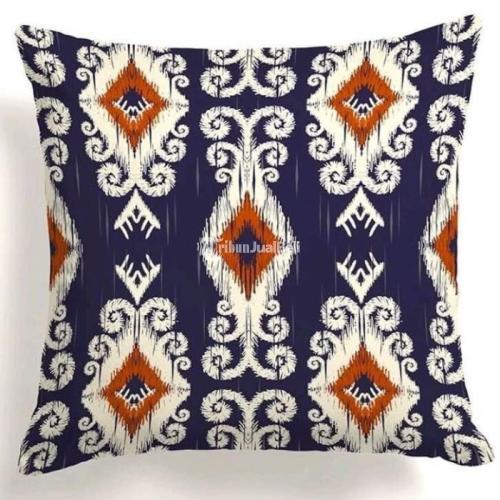 Kerajinan Cushion COver Print Weaving Pattern Sarung Bantal Motif Tenun ...