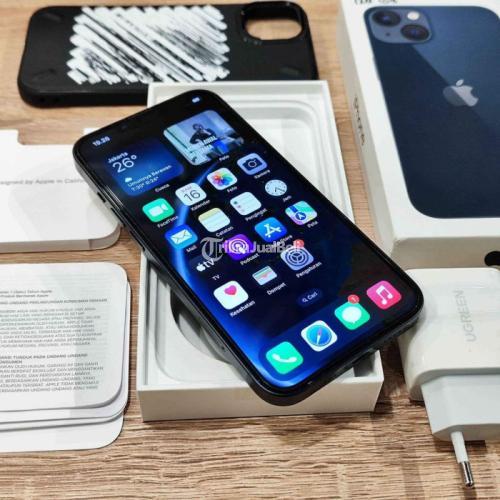 HP Apple iPhone 13 iBox Midnight Black 128GB Bekas Normal Mulus Fullset ...