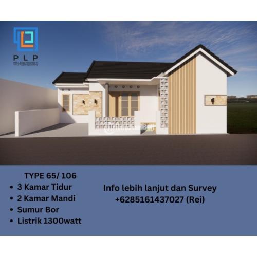 Dijual Rumah Modern Type 65/106 3KT 1KM Lokasi Strategis di Sleman ...