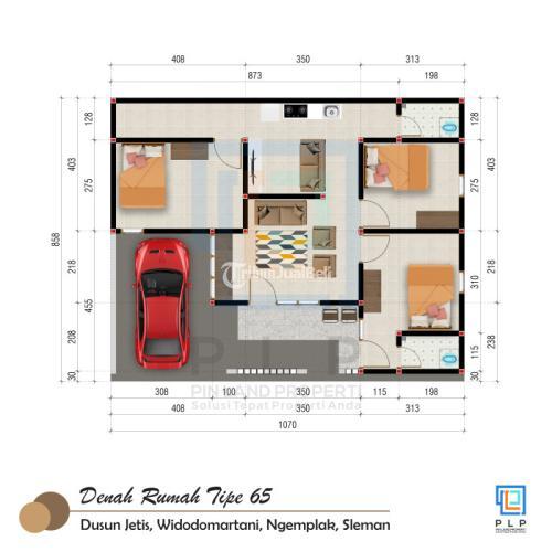 Dijual Rumah Modern Type 65/106 3KT 1KM Lokasi Strategis di Sleman ...