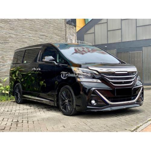 Mobil Toyota Vellfire G ATPM Modellista AT 2015 Hitam Bekas Full ...