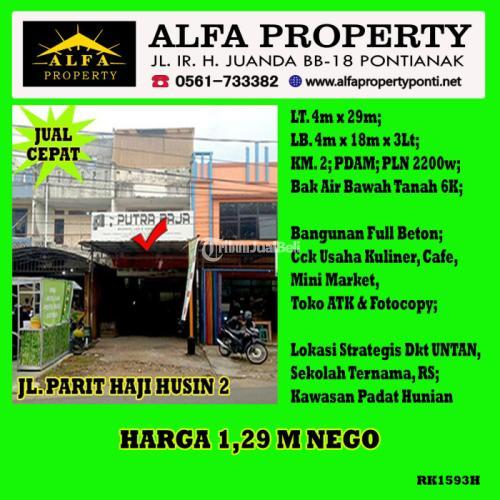 Dijual Ruko Alfa Property Ruko Parit Haji Husin 2 di Pontianak - Tribun ...