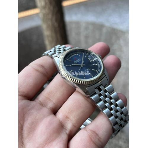 Jam Tangan Orient President Blue Dial Automatic Diameter 36 mm Bekas ...