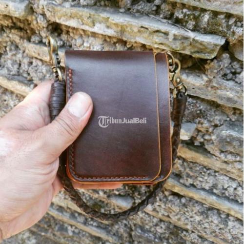Kerajinan Dompet Kulit Asli Handmade Ukuran 9x12cm di Kuningan - Tribun ...