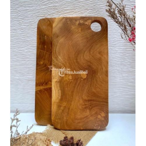 Kerajinan Talenan Kayu Jati 'TEPA' Size 30x14cm di Depok - Tribun JualBeli