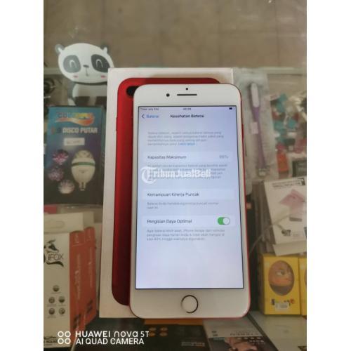 HP iPhone 7 Plus 128 GB Bekas Warna Merah Fullset Siap Pakai di Malang - Tribun JualBeli
