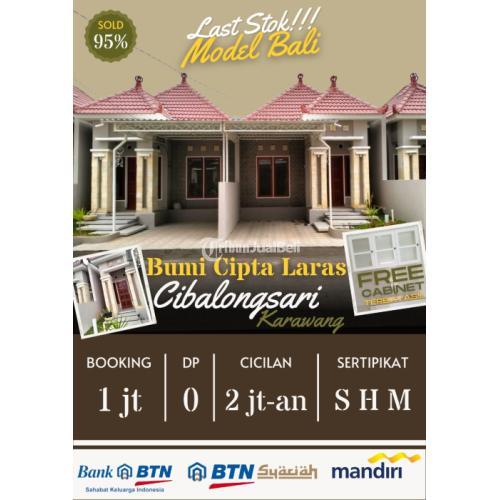 Dijual Rumah Cluster One Gate System di Bumi Cipta laras Cibalongsari ...