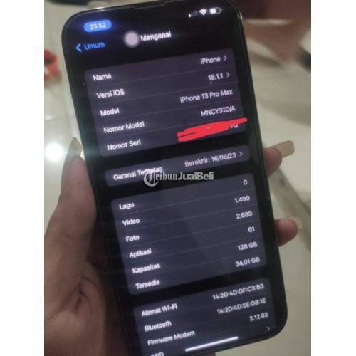 HP iPhone 13 Pro Max 128 GB Bekas Siap Pakai Bergaransi Harga Nego di ...