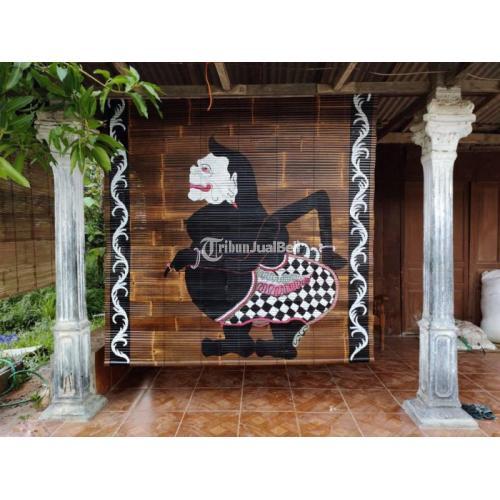 Kerajinan Tirai Bambu Wulung Harga Murah Bisa Request Gambar di ...