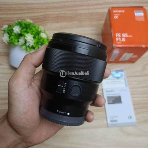 Lensa Sony FE 85mm F1.8 Fullset Box Seken Minus Pemakaian di Metro - Tribun JualBeli
