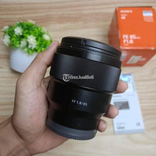 Lensa Sony FE 85mm F1.8 Fullset Box Seken Minus Pemakaian di Metro - Tribun JualBeli