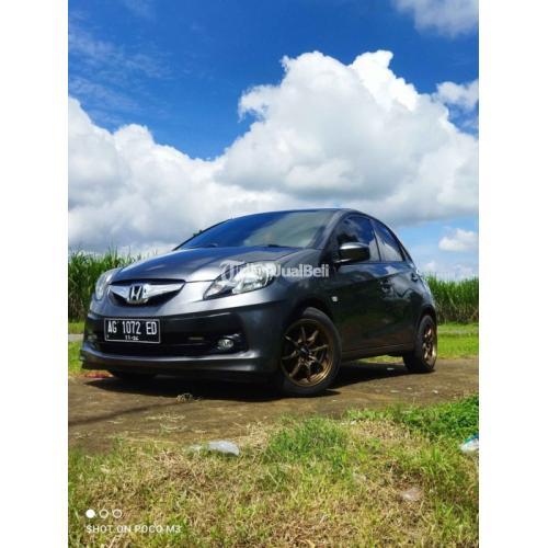 Mobil Honda Brio E 2014 Grey Second Normal Siap Pakai di Kediri Kota ...