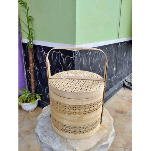 Kerajinan Rantang Bambu Berbagai Ukuran di Yogyakarta - Tribun JualBeli